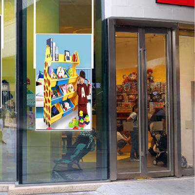 49 Inch Double Sided LCD Screen Window Displays Advertising Dual Sided ...