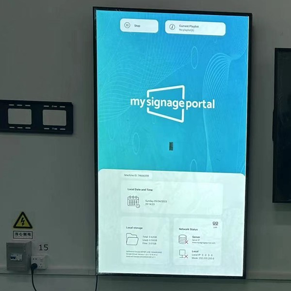 49 Inch Retail Shop Window LCD Display Monitor 1920x1080