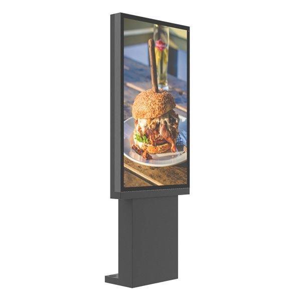 65 inch High Brightness Weatherproof Outdoor Drive Thru Menu Board with ...